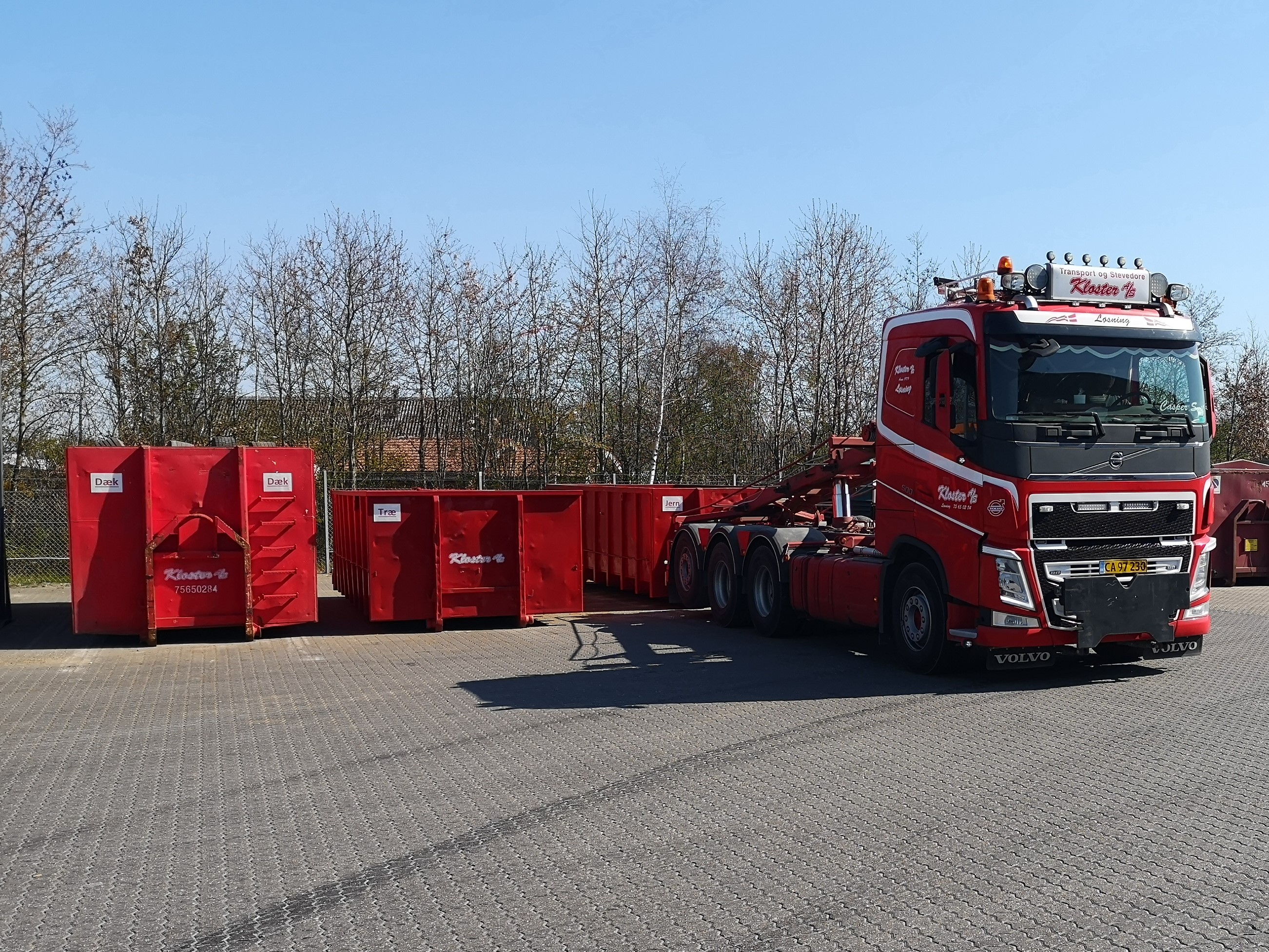 Kloster A/S tilbyder containerkørsel